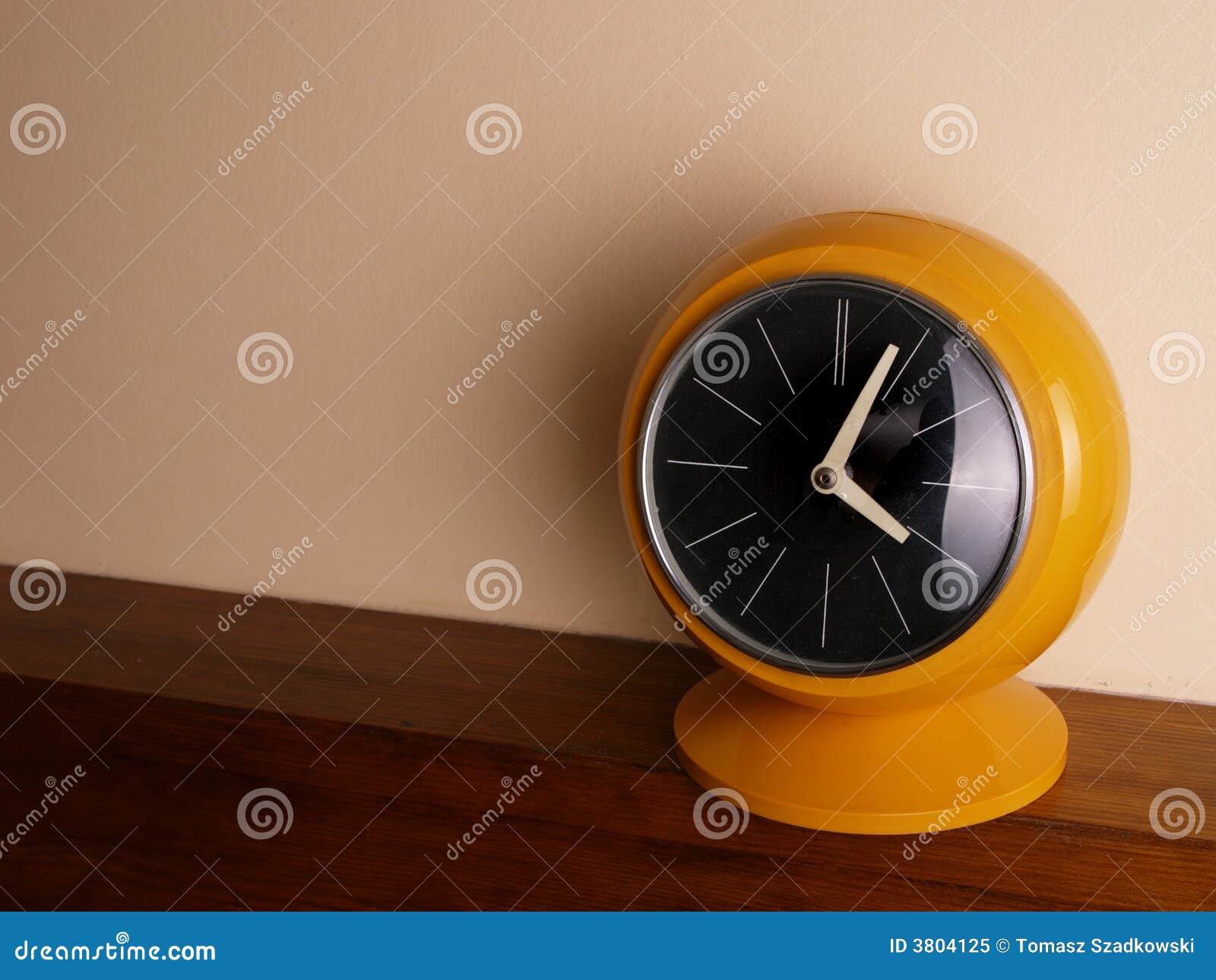 Yellow clock stock image. Image of idea, yellow, appointment - 3804125