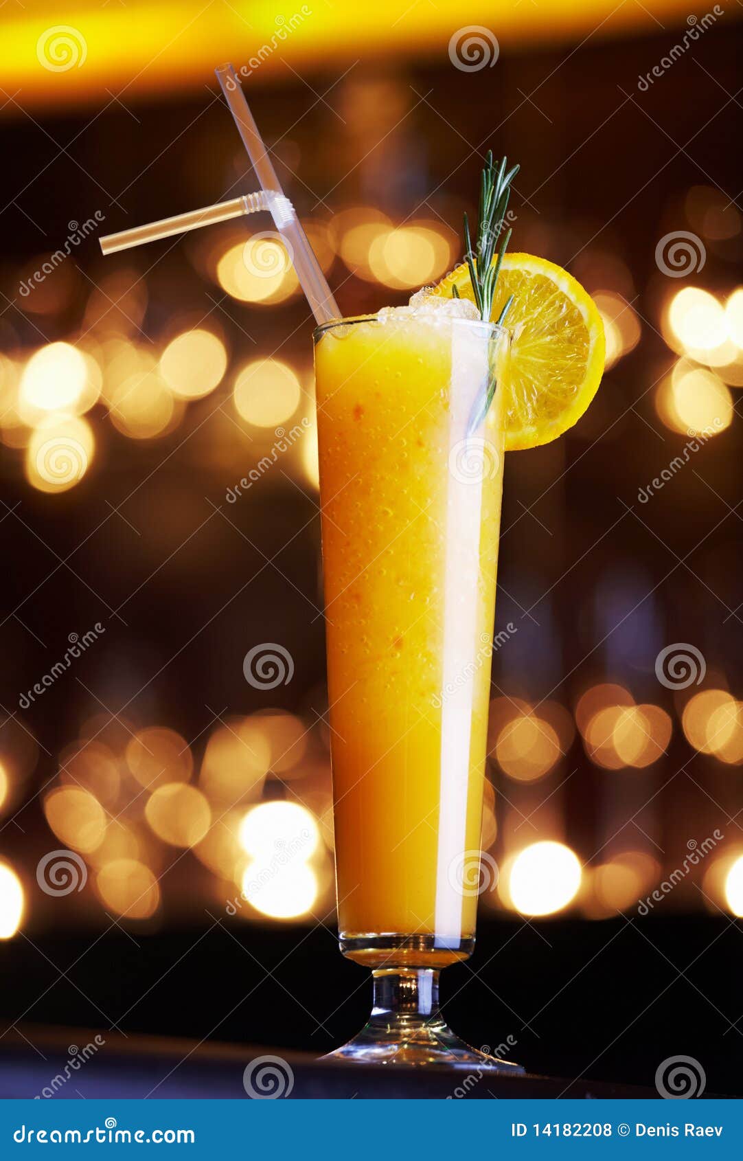 Yellow cocktail stock photo. Image of objects, focus - 14182208