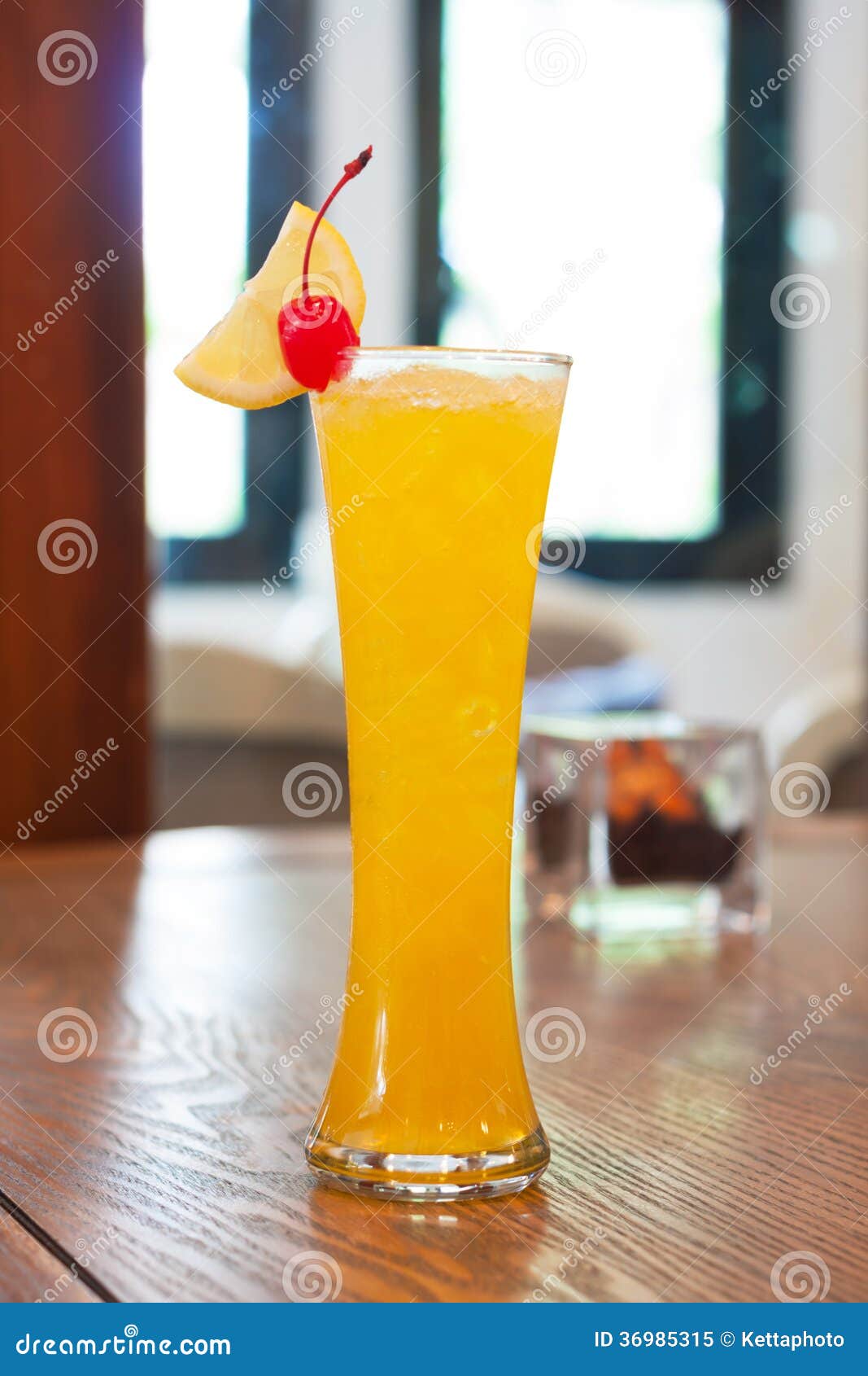 Yellow cocktail stock image. Image of juice, leisure - 36985315