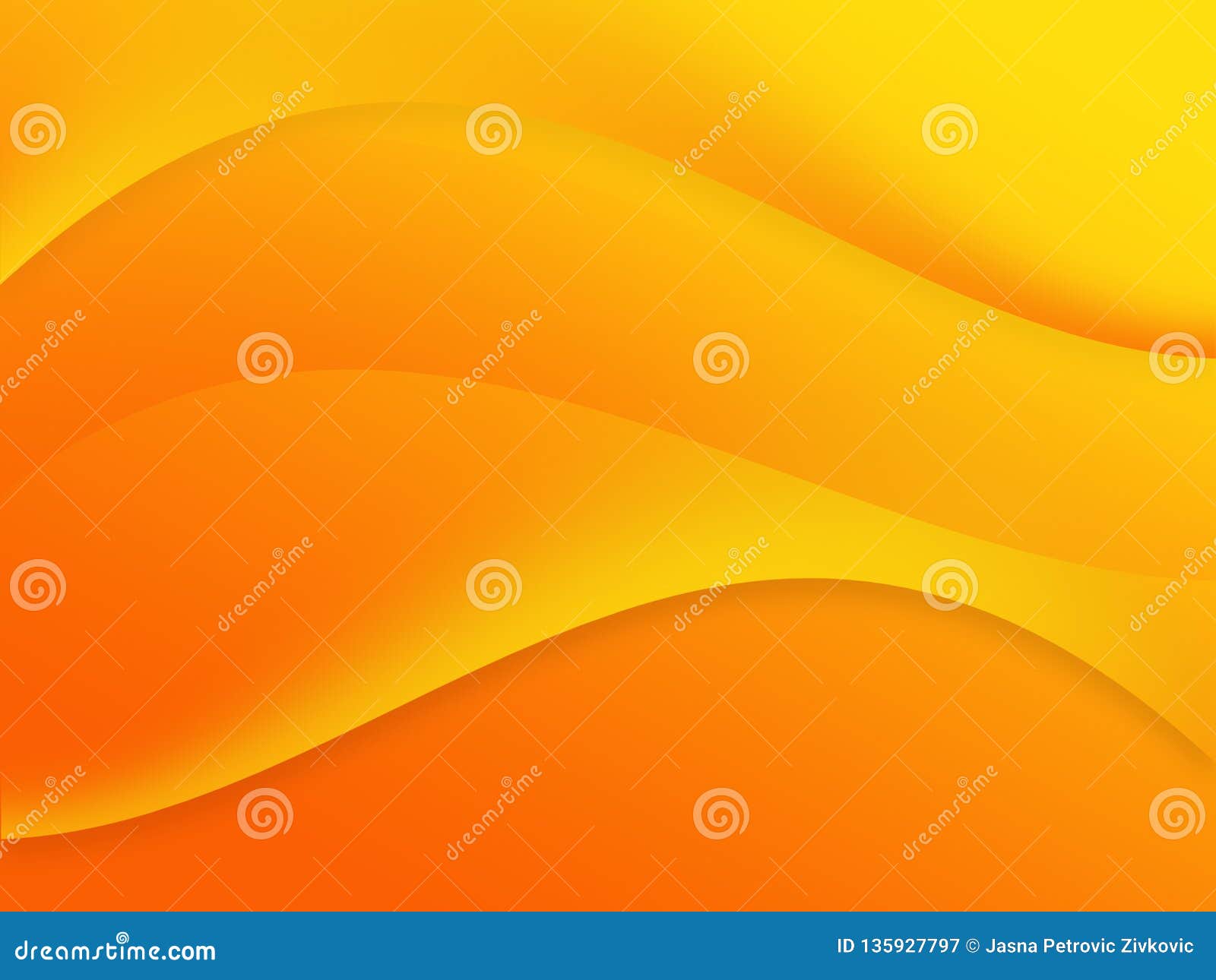 Yellow Color Abstract Soft Wave Background Stock Illustration ...