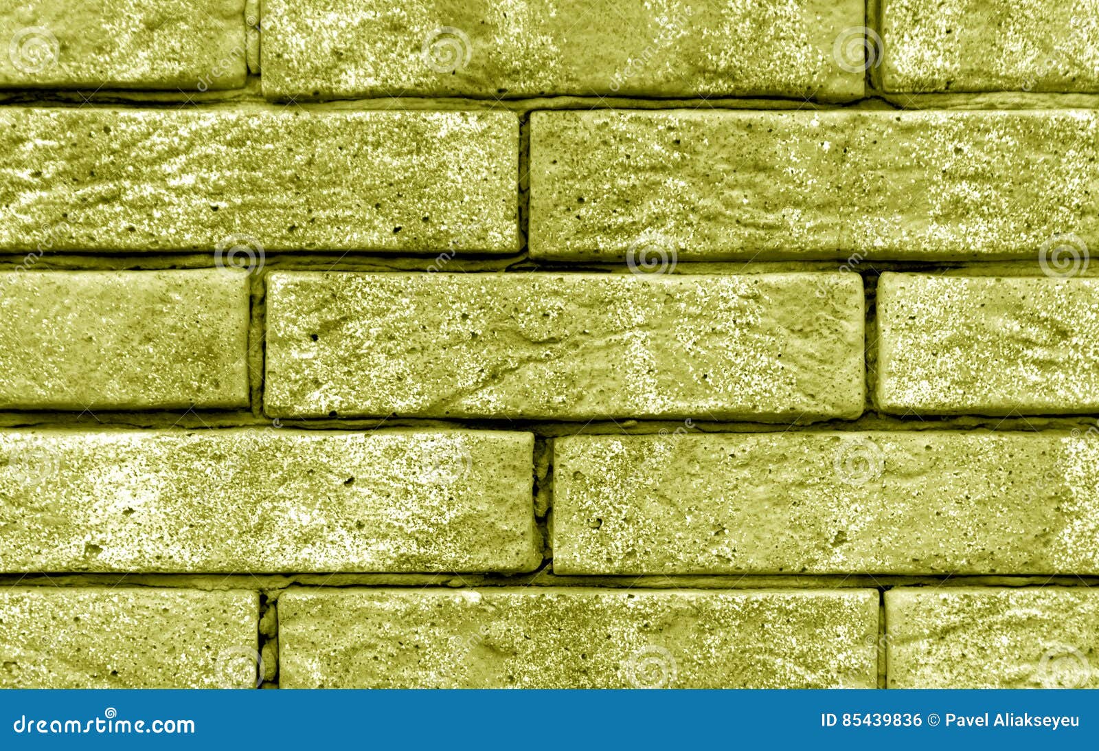 Yellow Color Brick Wall Texture. Stock Photo - Image of rough, color ...