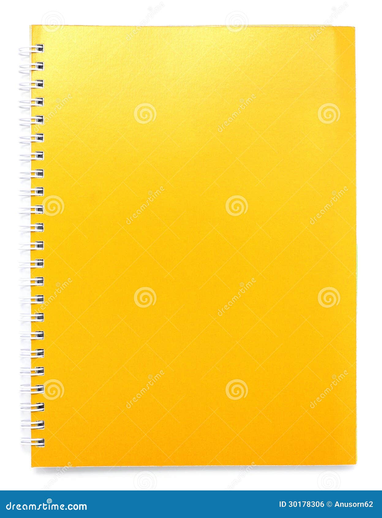 Yellow Color Cover Note Book Stock Photo - Image of notebook, diary ...