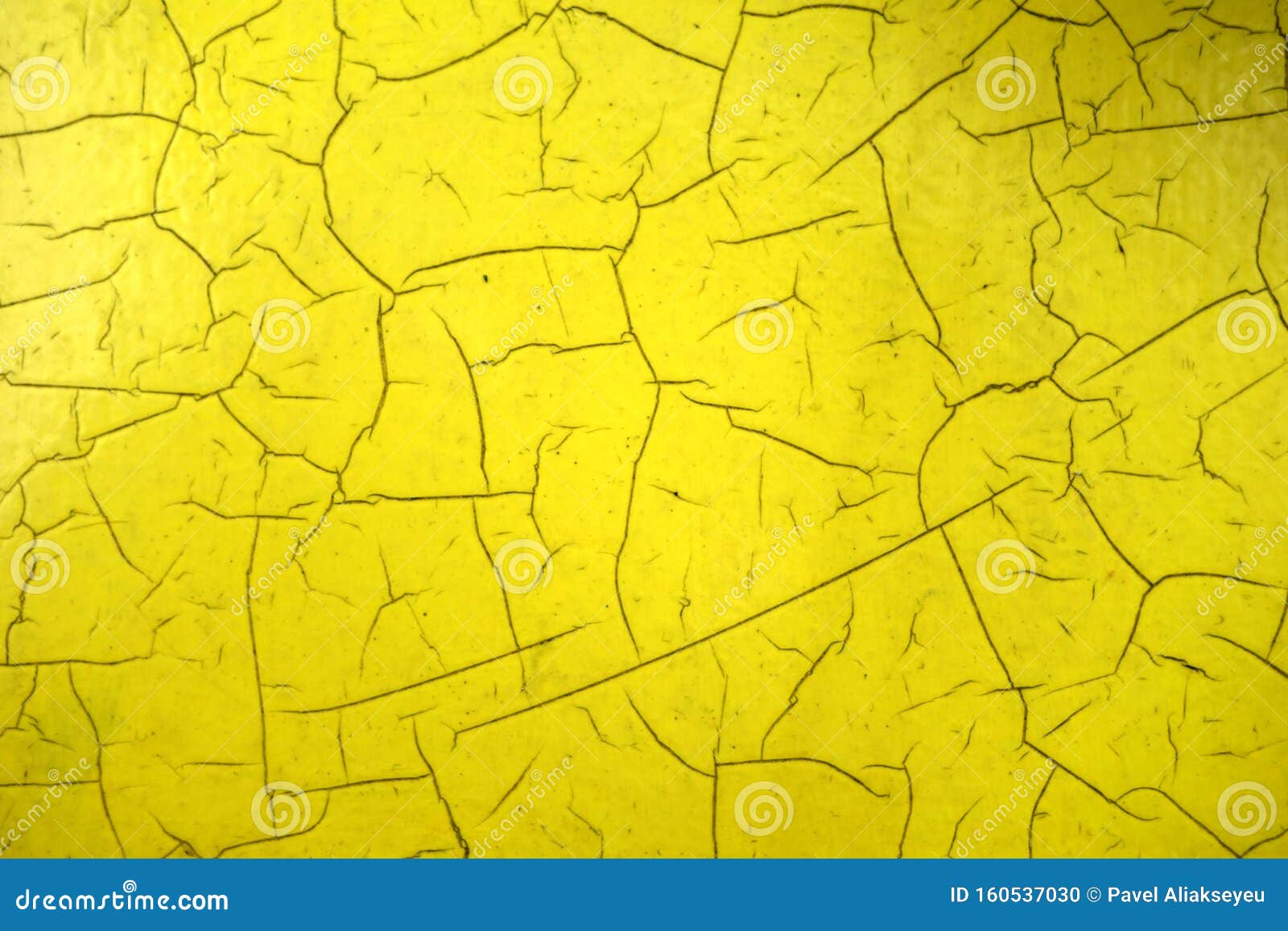 Yellow Color Cracked Paint Texture Stock Photo - Image of obsolete ...
