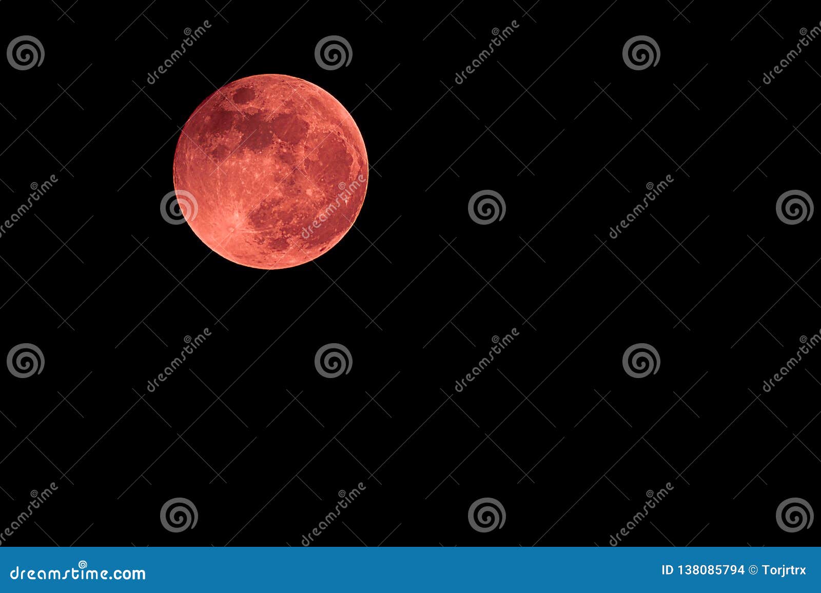 Yellow Color Full Moon in Dark Sky at Night Stock Photo - Image of ...