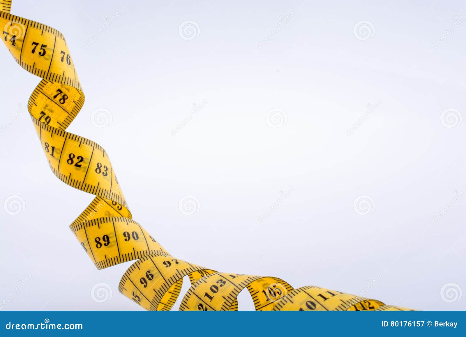 Yellow Color Measuring Tape Stock Image - Image of fashion, dieting ...