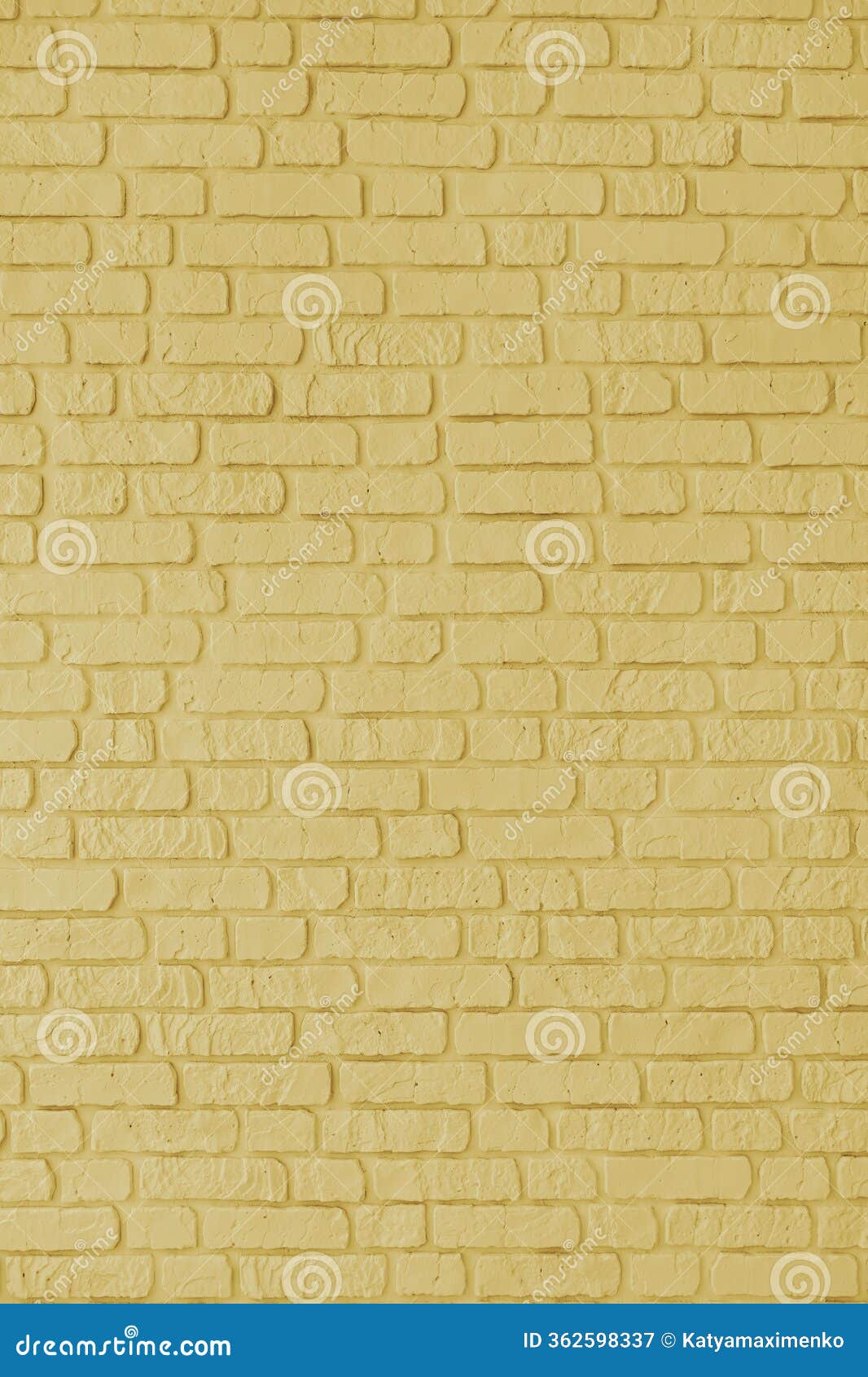 Yellow Color Painted Brick Wall Texture, Brickwork, Masonry Of Stone ...