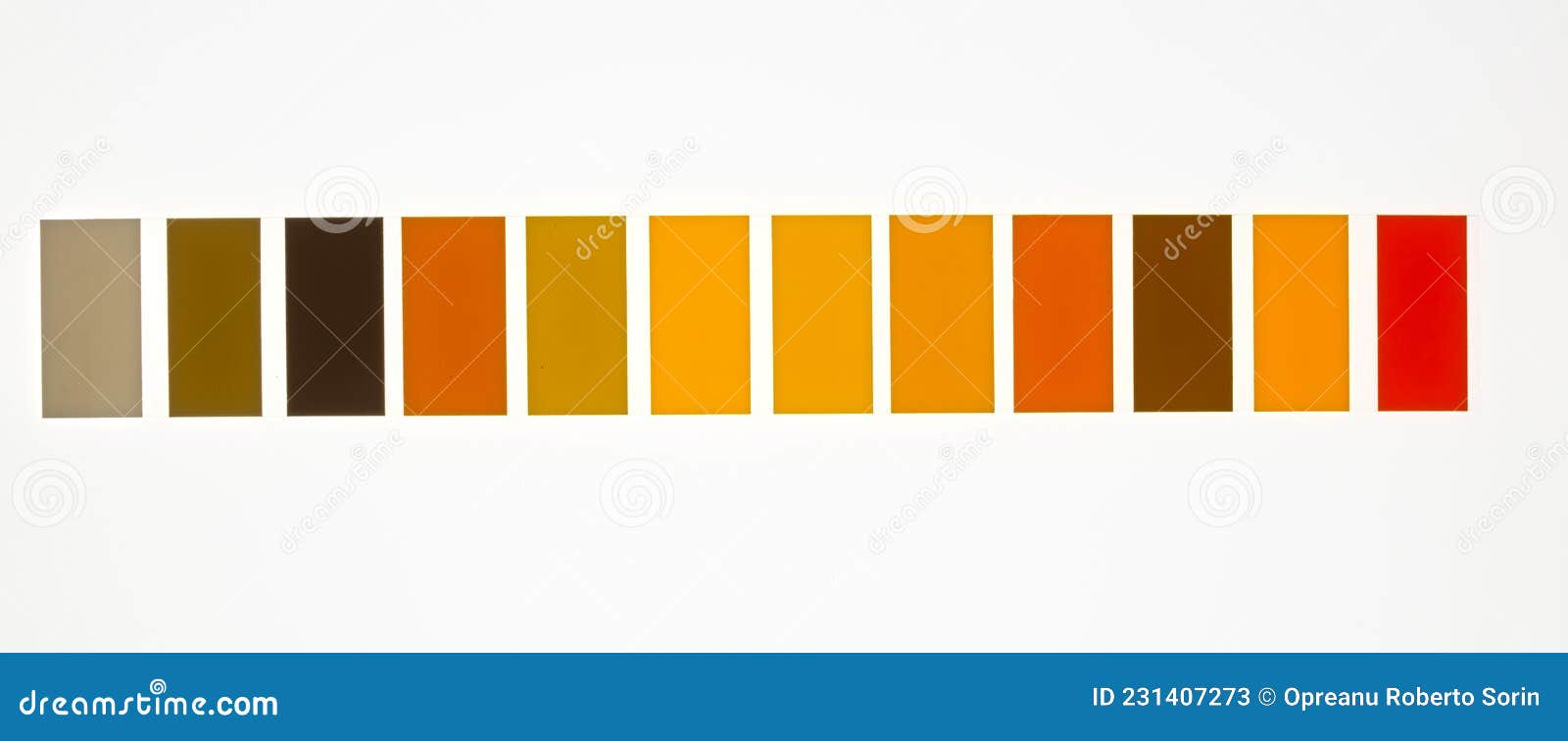 Yellow Color Palette Samples on White Background Stock Image - Image of ...