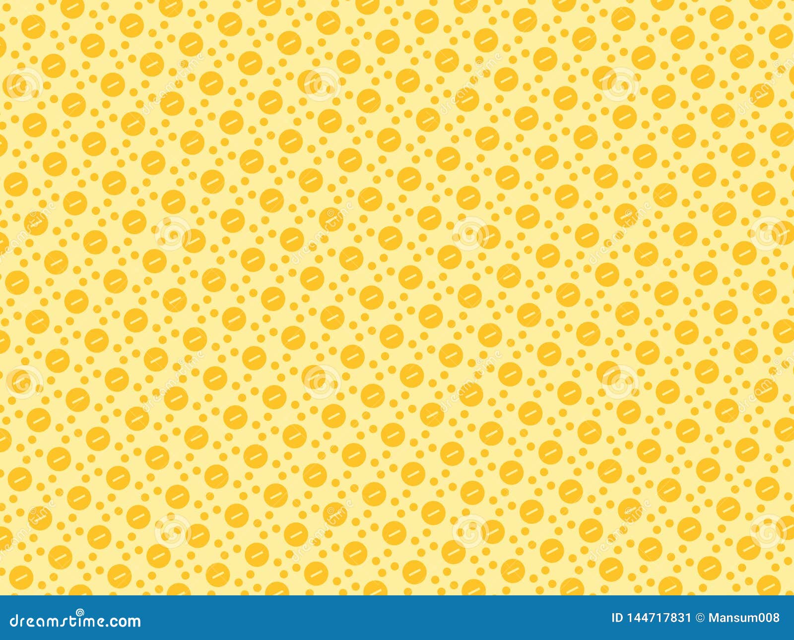 Yellow Color Pattern Background Stock Illustration - Illustration of ...