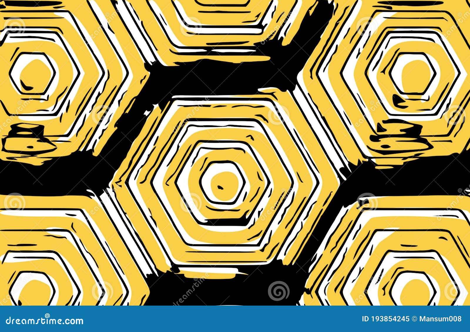 Yellow Color Pattern Background Stock Illustration - Illustration of ...