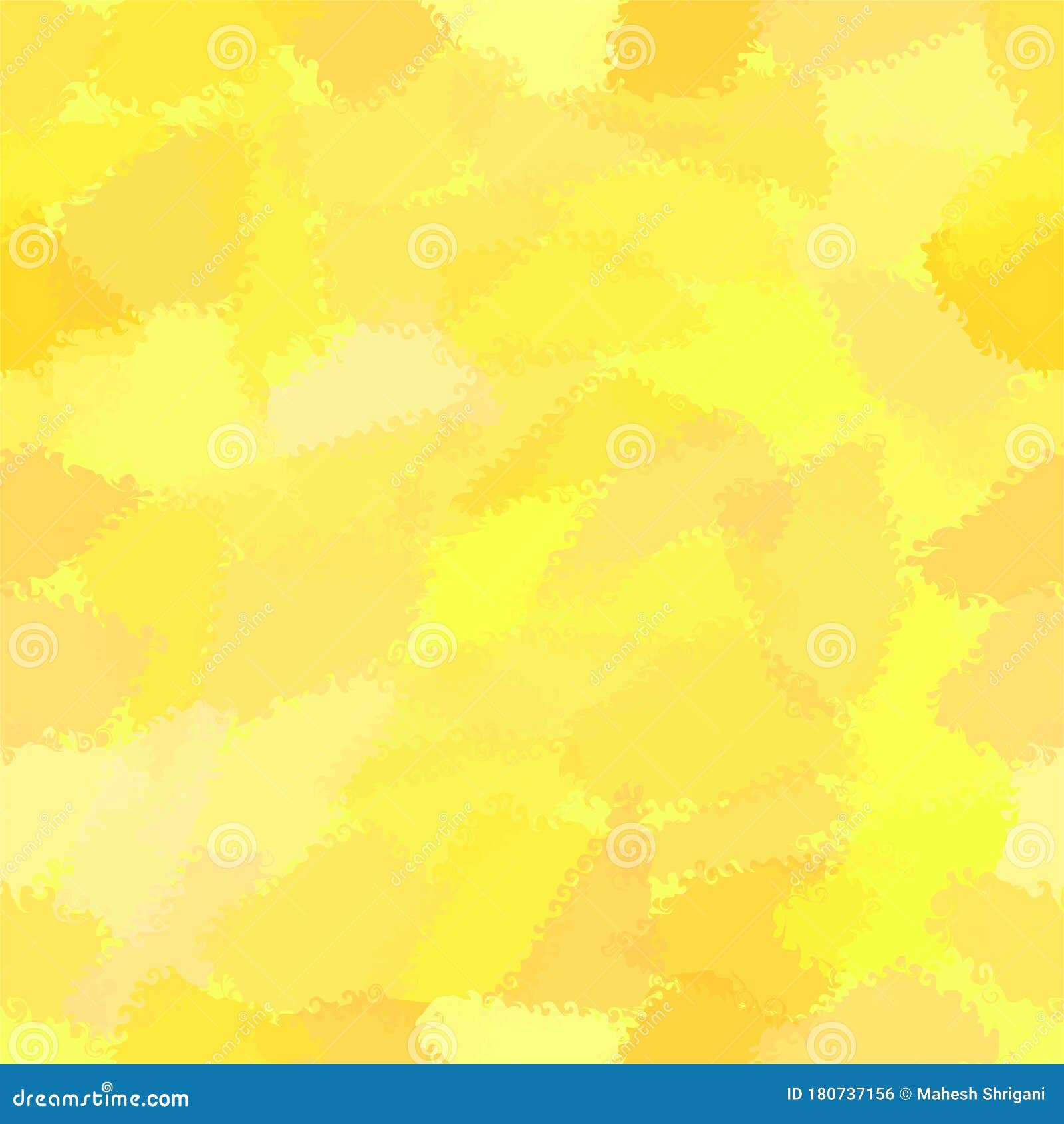 Yellow Color Seamless Abstract Pattern Stock Vector - Illustration of ...