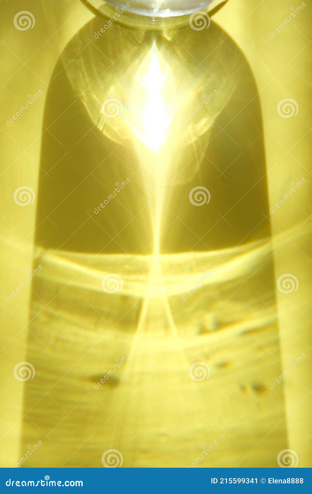 Yellow Colored Abstract Background with Light and Shadows Caustic ...