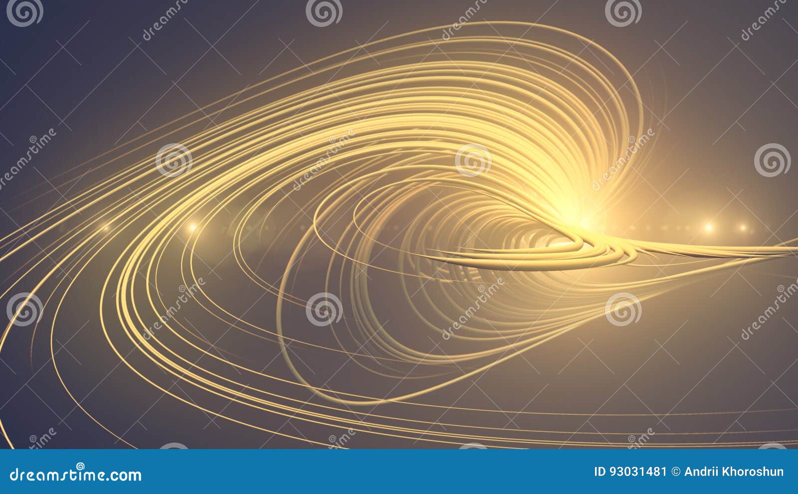Yellow Colored Abstract Streaks Effect Background. 3d Rendering Stock ...