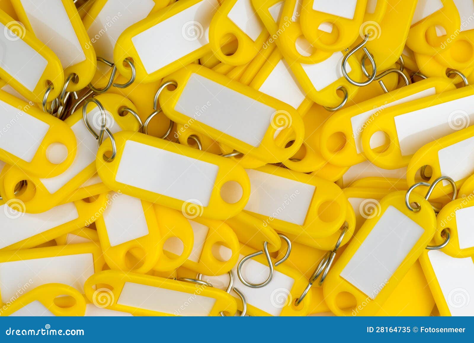 Yellow colored key rings stock image. Image of ring, object - 28164735