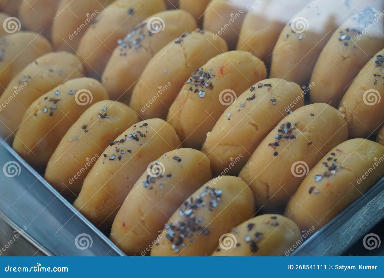 Yellow Colored Peda Sweets Image Stock Image - Image of fresh, isolated ...