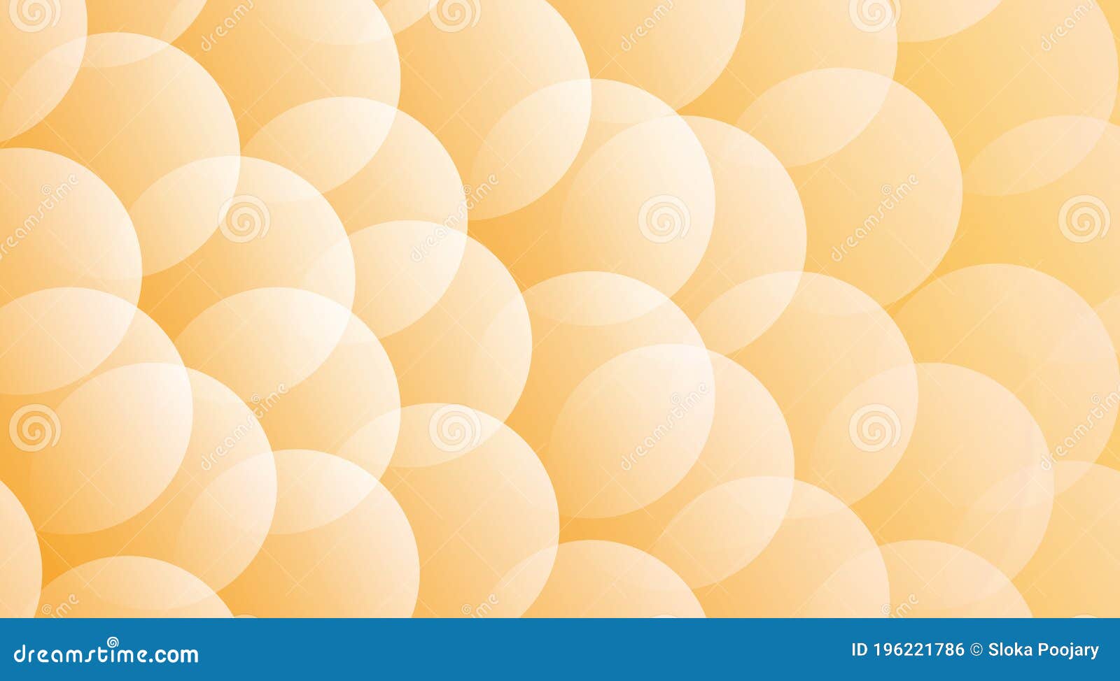 Yellow Colored Transparent Overlapping Bubbles Abstract Background,10 ...