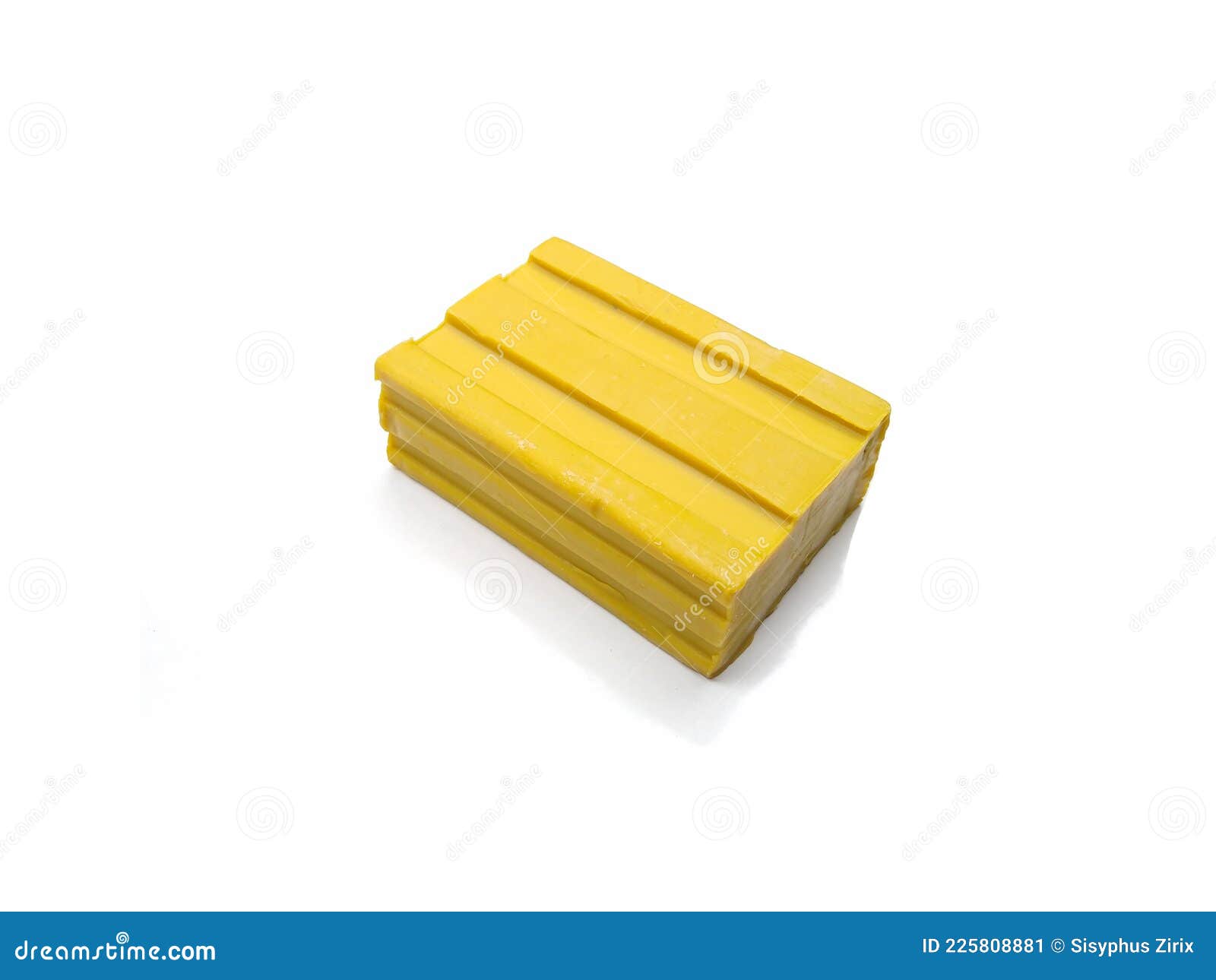 Yellow Colour Washing Soap Isolated on White Background Stock Image ...