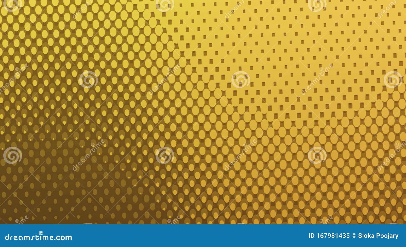 Yellow Coloured Halftone Pattern Background,dotted Wallpaper Stock ...