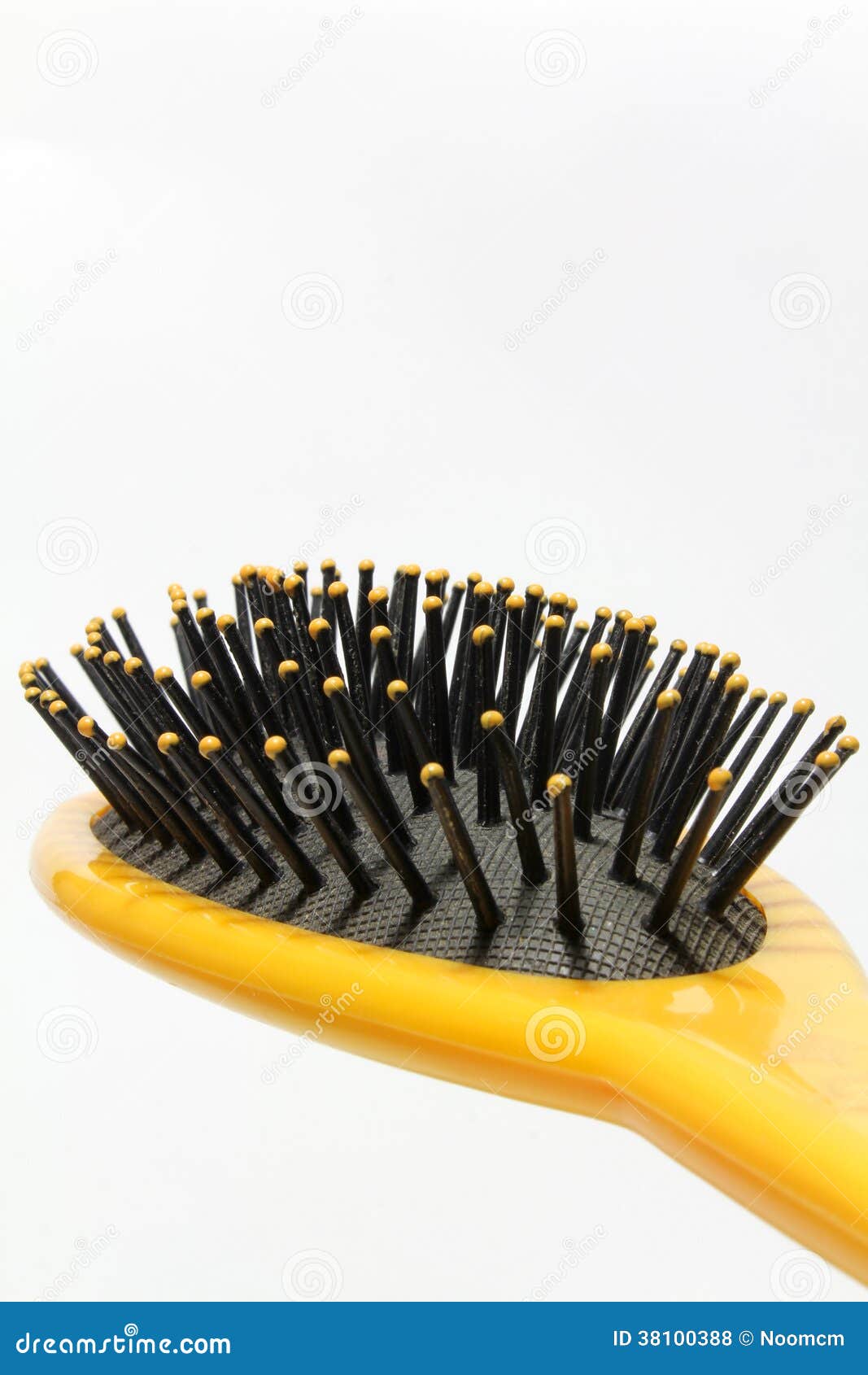 Yellow comb stock photo. Image of makeup, equipment, isolated - 38100388