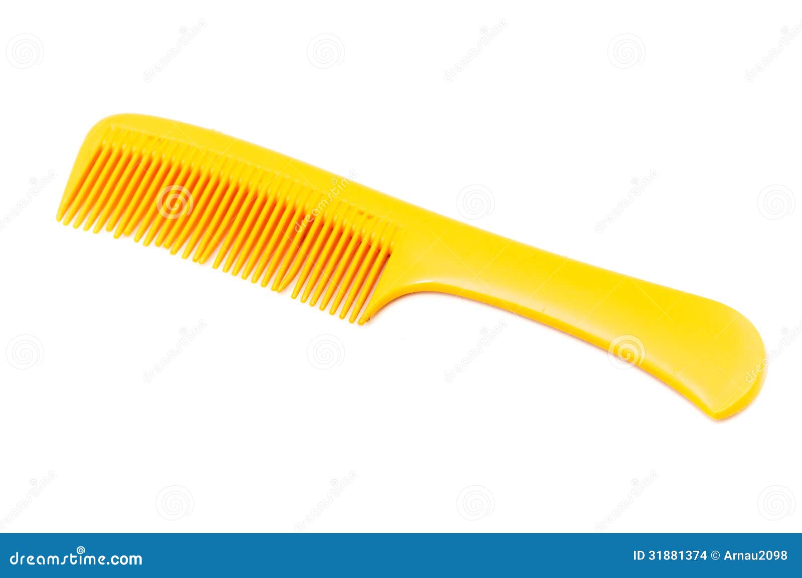 Yellow comb stock photo. Image of personal, hairbrush - 31881374