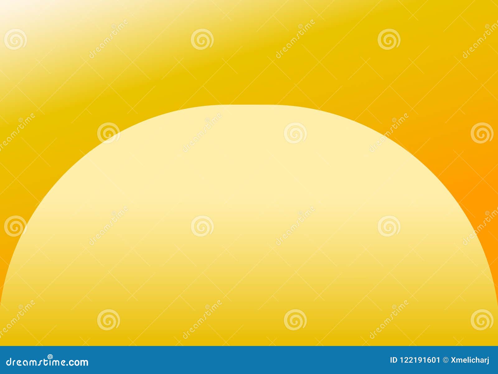 Yellow Combination of Rounded Background Stock Illustration ...