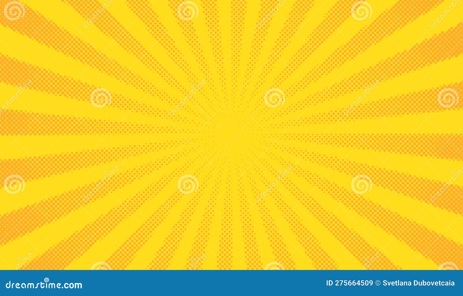 Pop Art Yellow Comics Book Cartoon Cover Vector Illustration ...