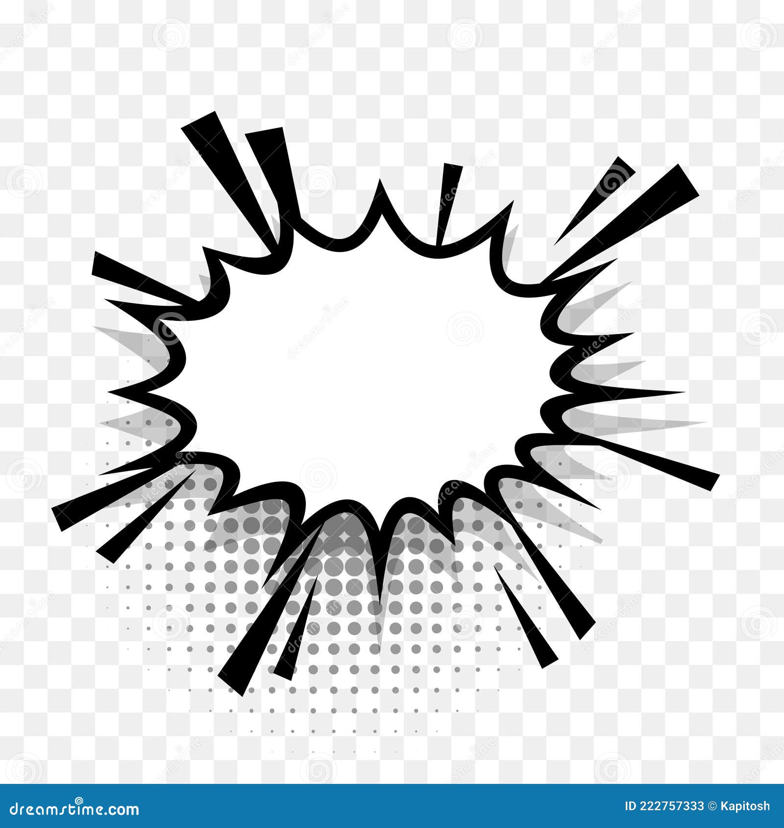 Yellow Comics Speech Bubble for Text Stock Vector - Illustration of ...