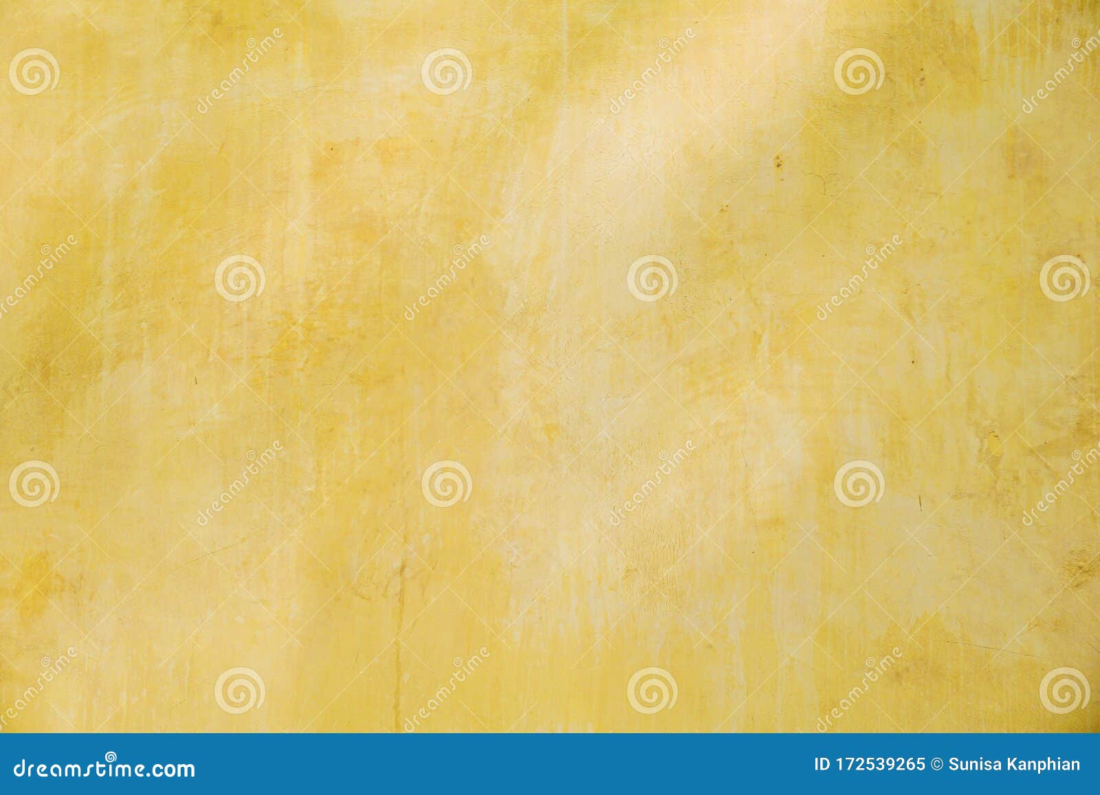 Concrete Wall Texture Background, Yellow Painted Stock Image - Image of ...