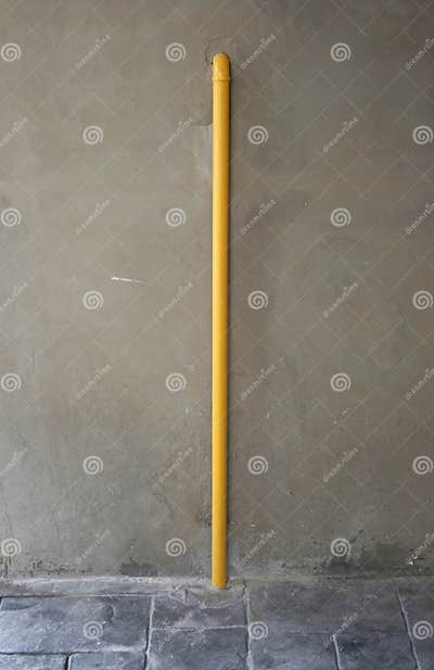 Yellow conduit stock image. Image of architecture, exterior - 38953825