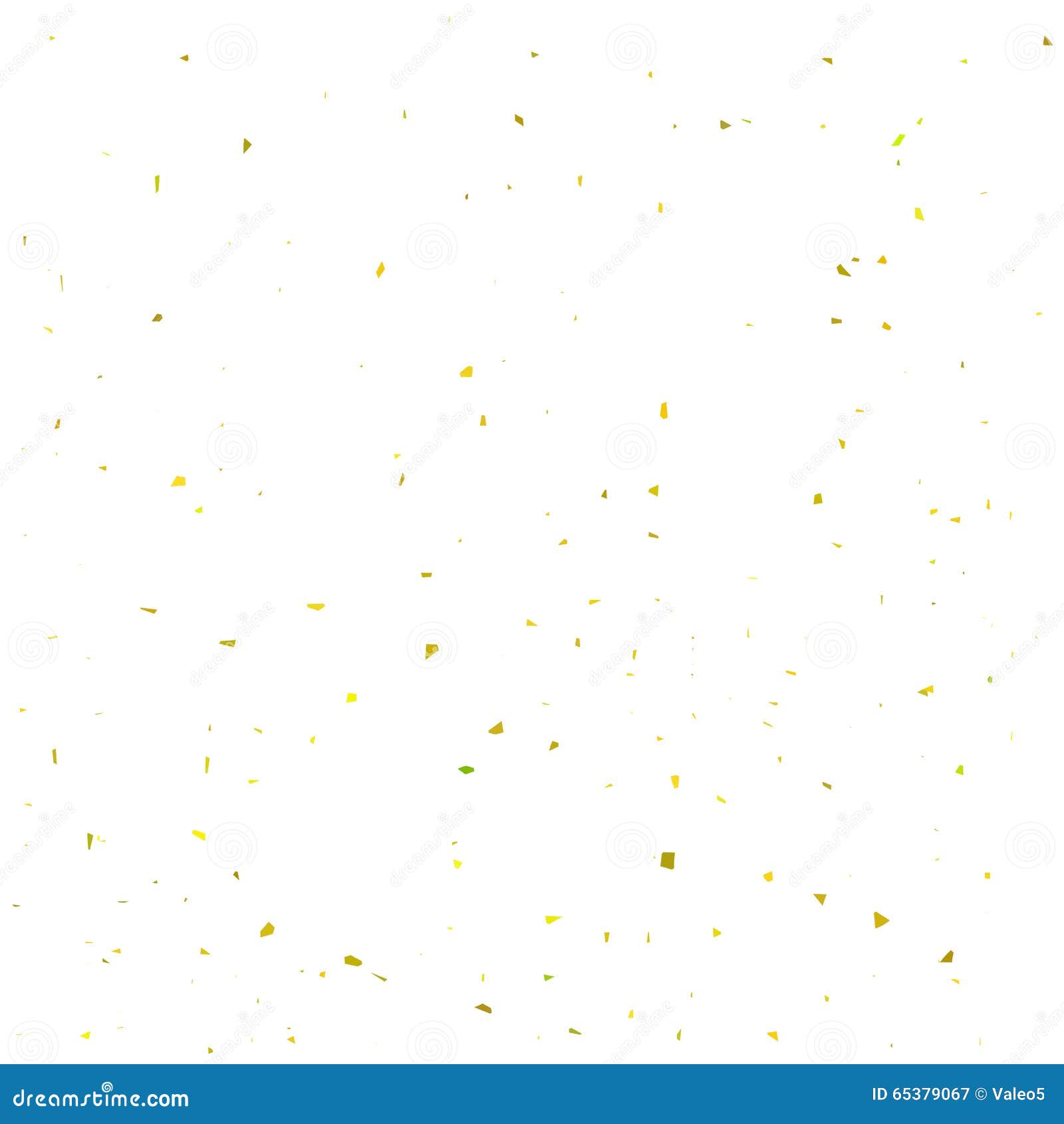 Yellow Confetti Background stock vector. Illustration of flying - 65379067