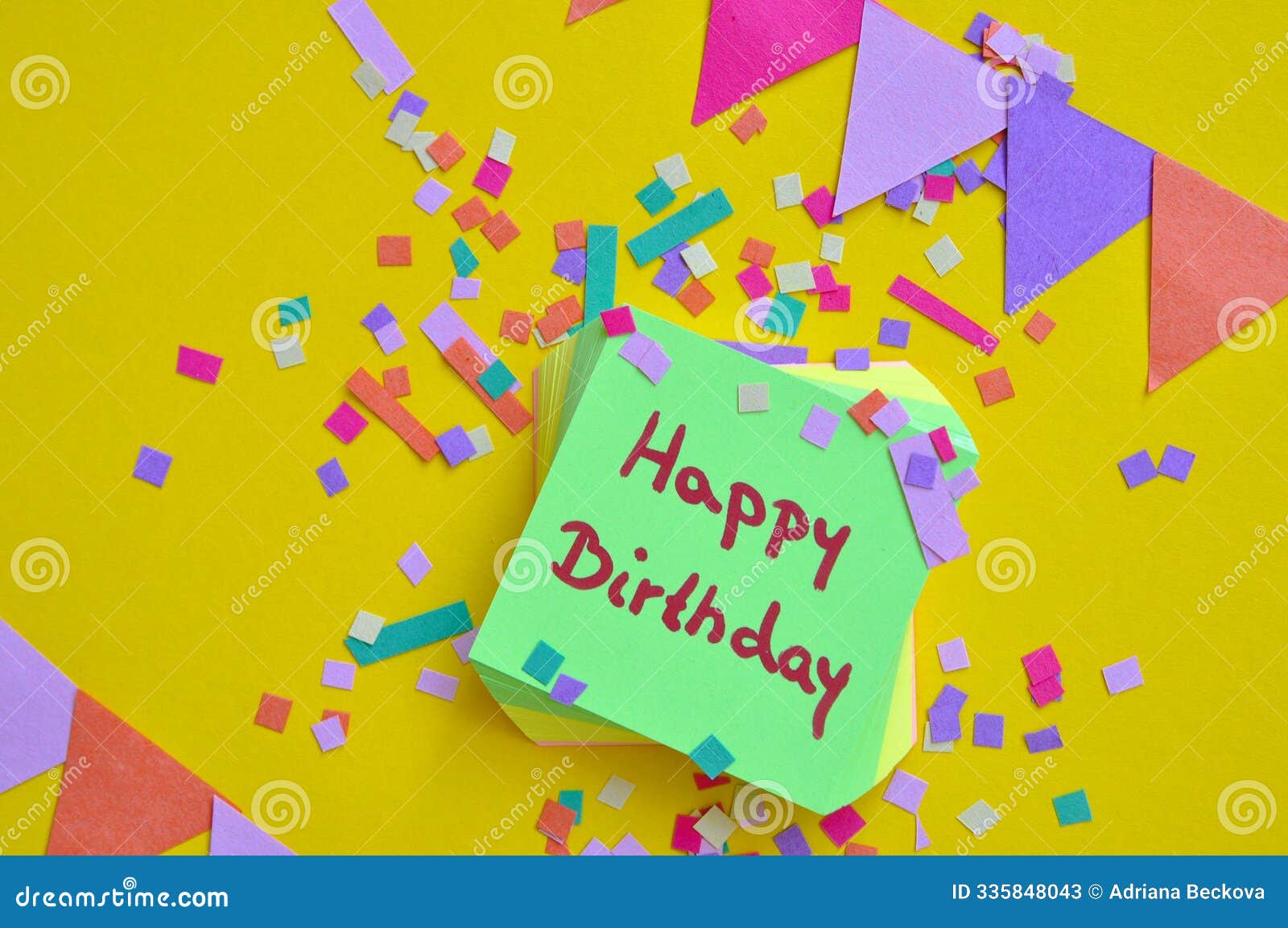 Yellow Congratulation Card Background Stock Illustration - Illustration ...