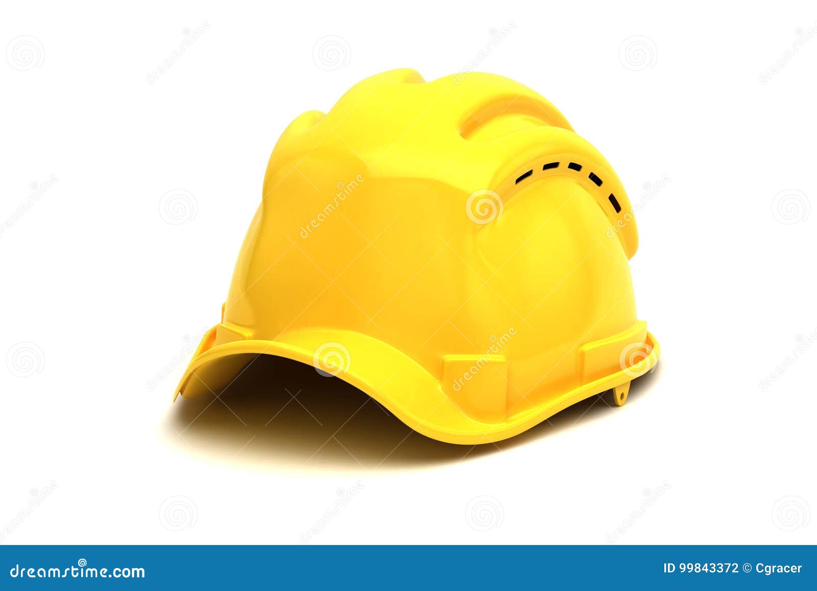 Yellow construction hat stock photo. Image of architect - 99843372