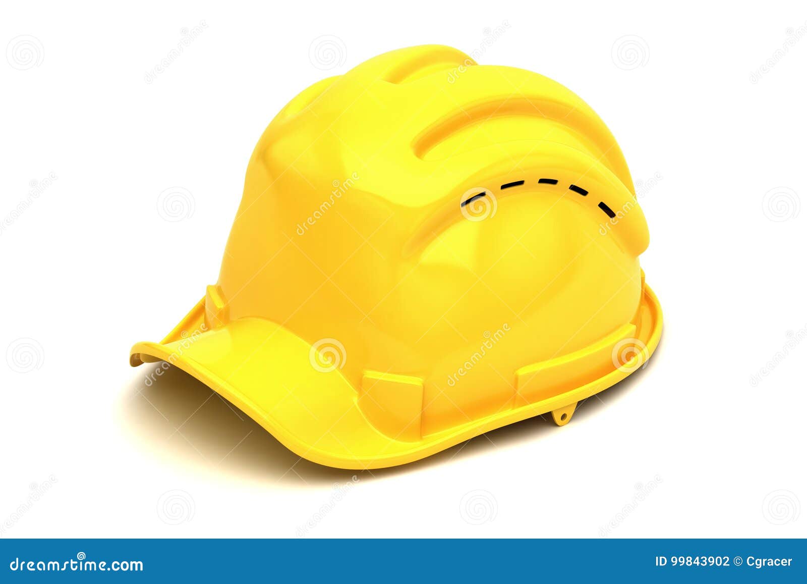 Yellow construction hat stock photo. Image of casque - 99843902