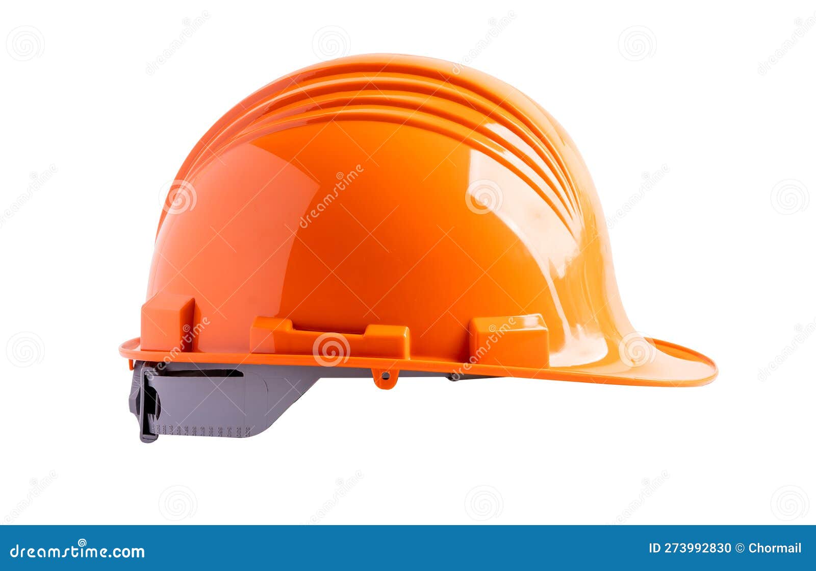 Yellow Construction Helmet Isolated on White Background with Clipping ...