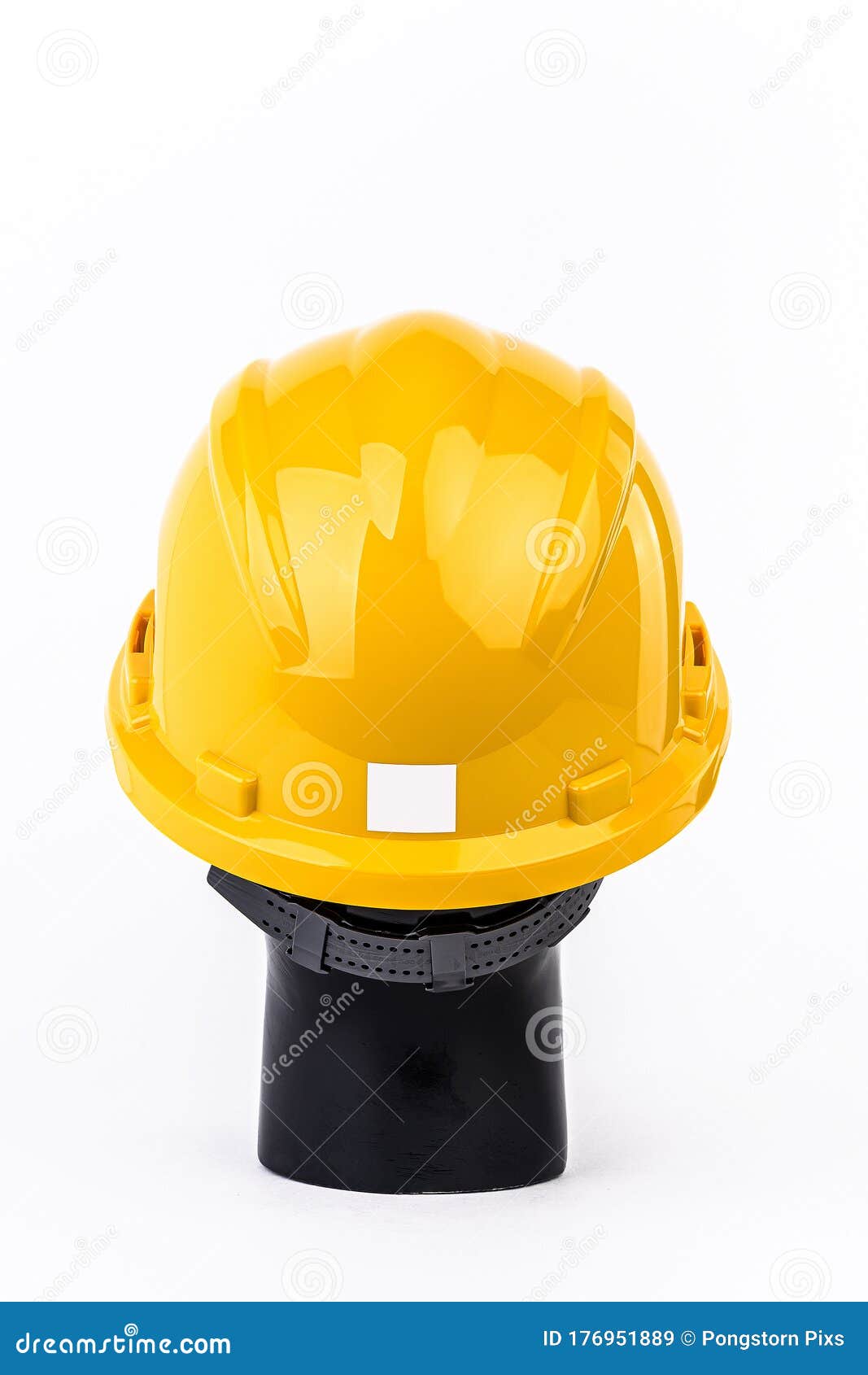 The Yellow Construction Helmet To Protect and Safe Life in the ...