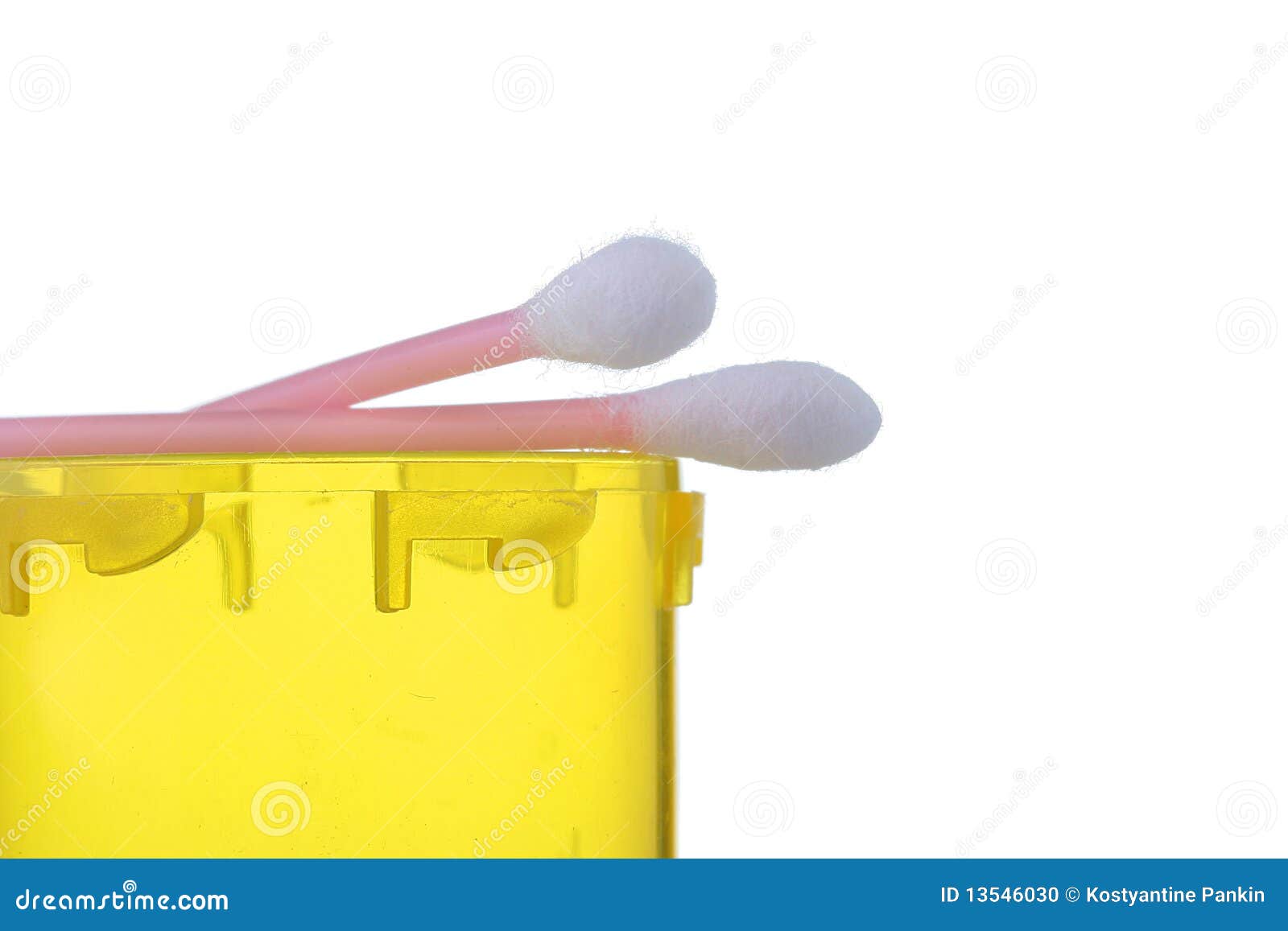 Yellow container stock photo. Image of plastic, medicine - 13546030