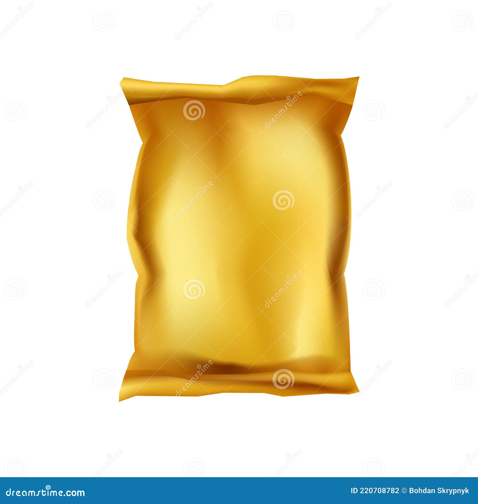 Yellow Container Different Sizes And Shapes Vector Illustration ...