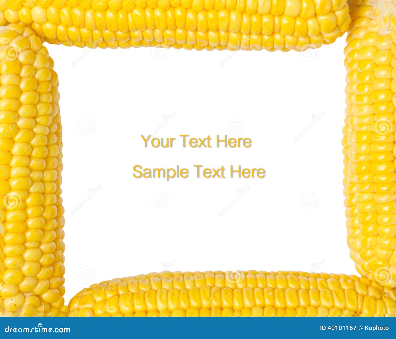 Yellow corn frame stock image. Image of culture, border - 40101167
