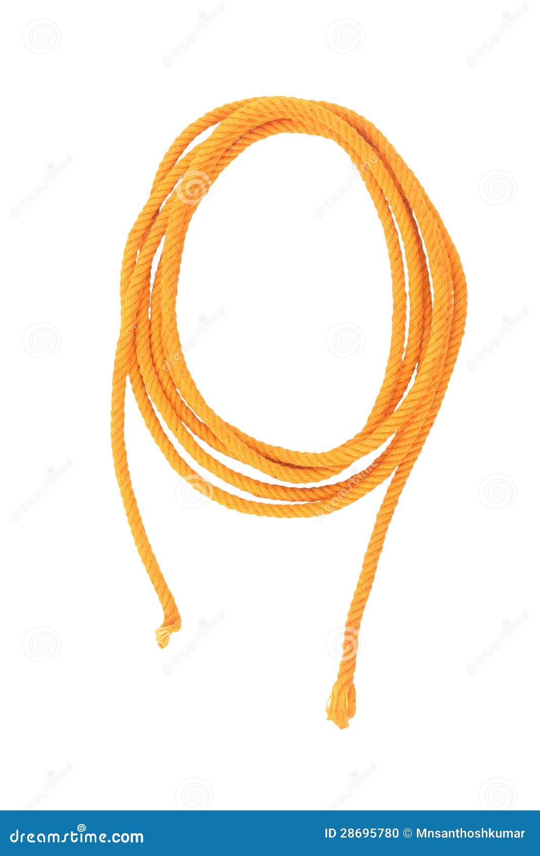 Yellow Cotton Fiber Thread Isolated on White Stock Photo - Image of ...