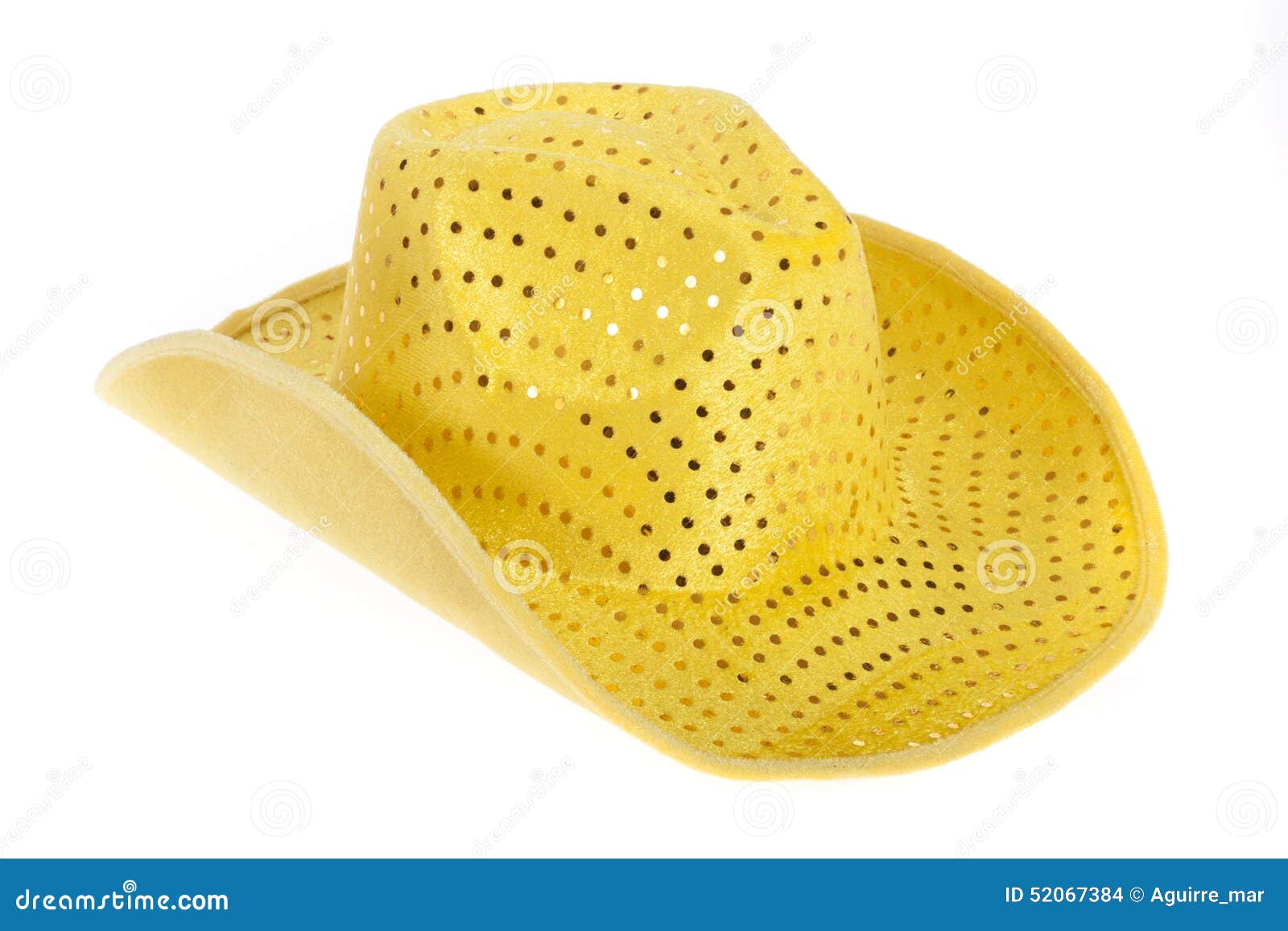 Yellow cowboy hat stock photo. Image of accessory, brim - 52067384