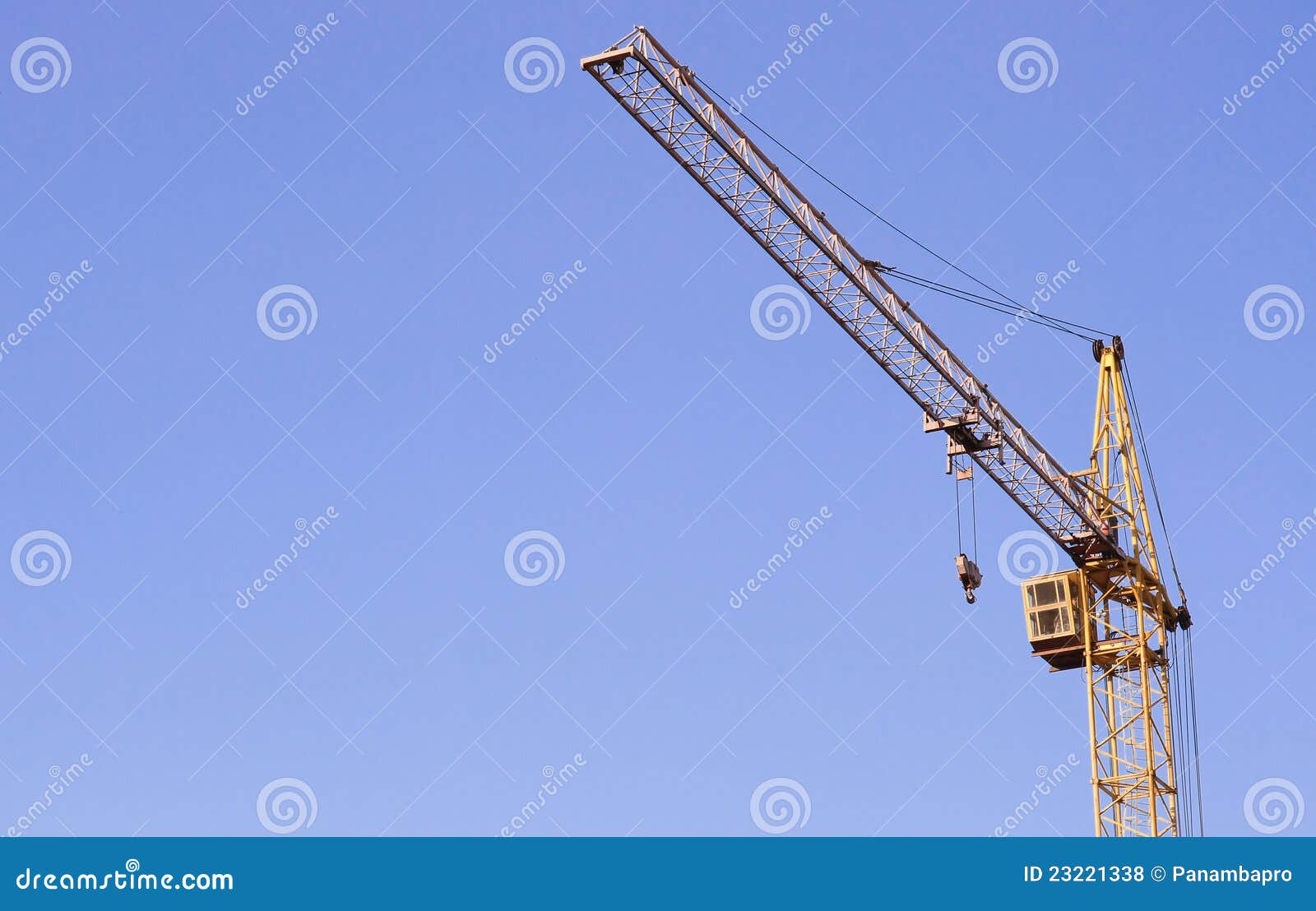 Yellow crane stock photo. Image of moving, manual, lift - 23221338