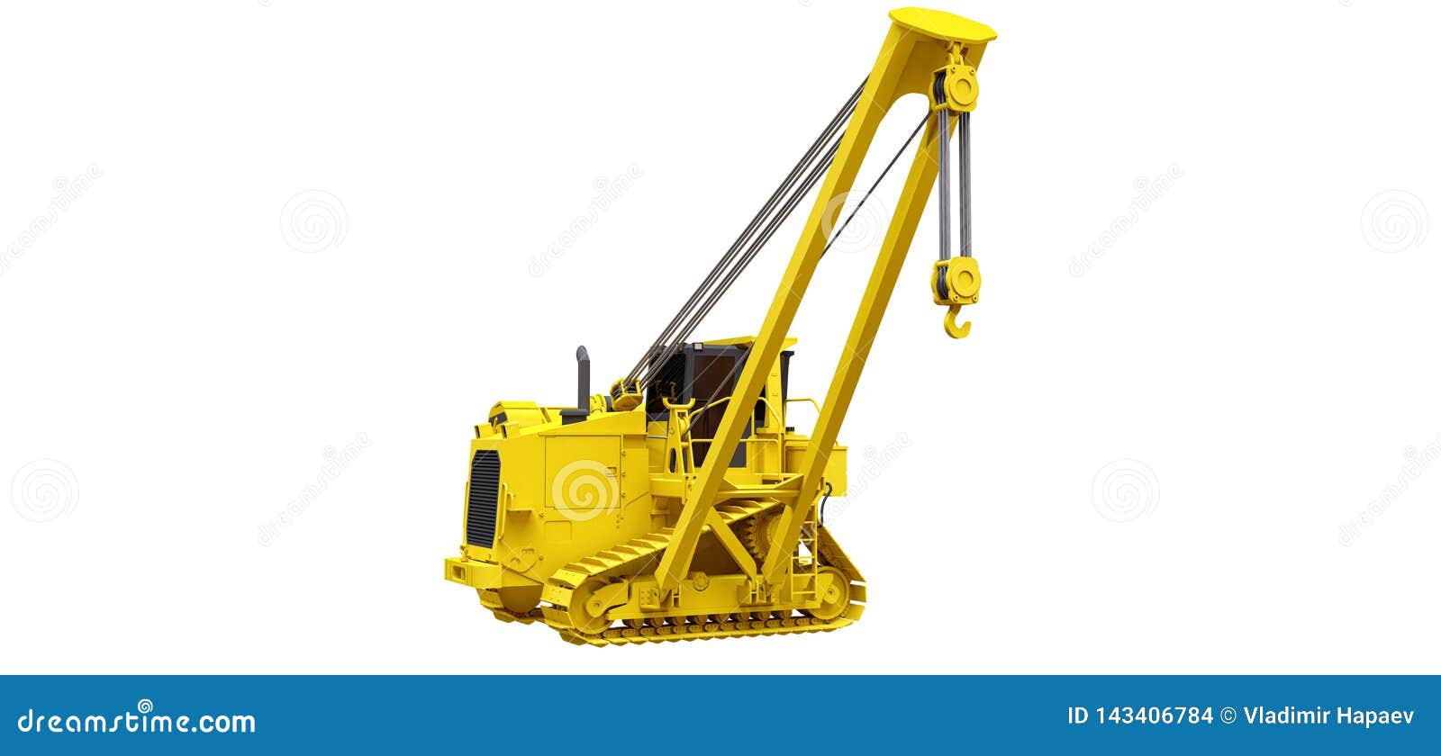 Crane Side View Continuous Line Drawing Cartoon Vector | CartoonDealer ...