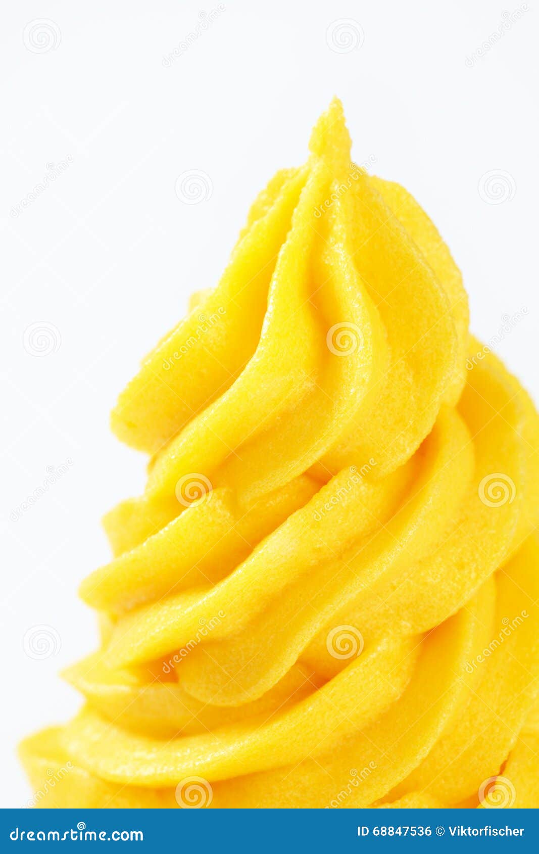 Yellow cream swirl stock photo. Image of butter, creme - 68847536