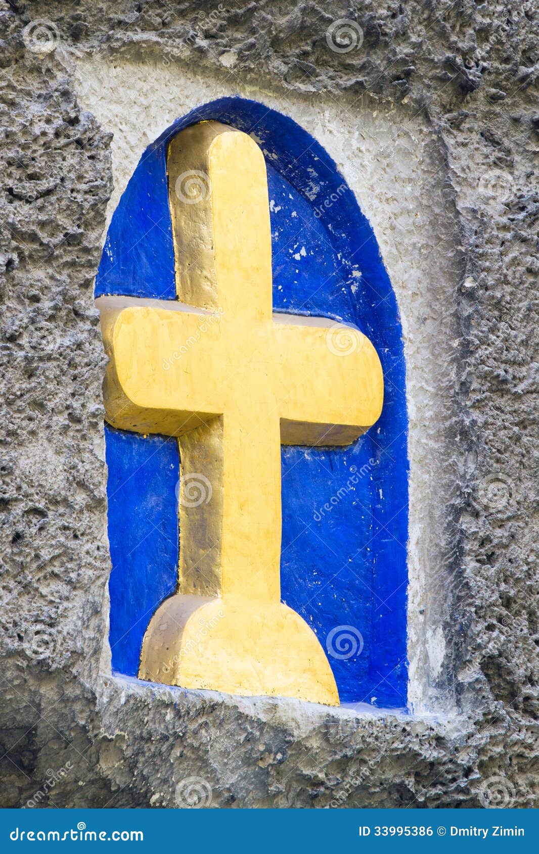 Yellow cross stock photo. Image of sign, religious, resurrection - 33995386