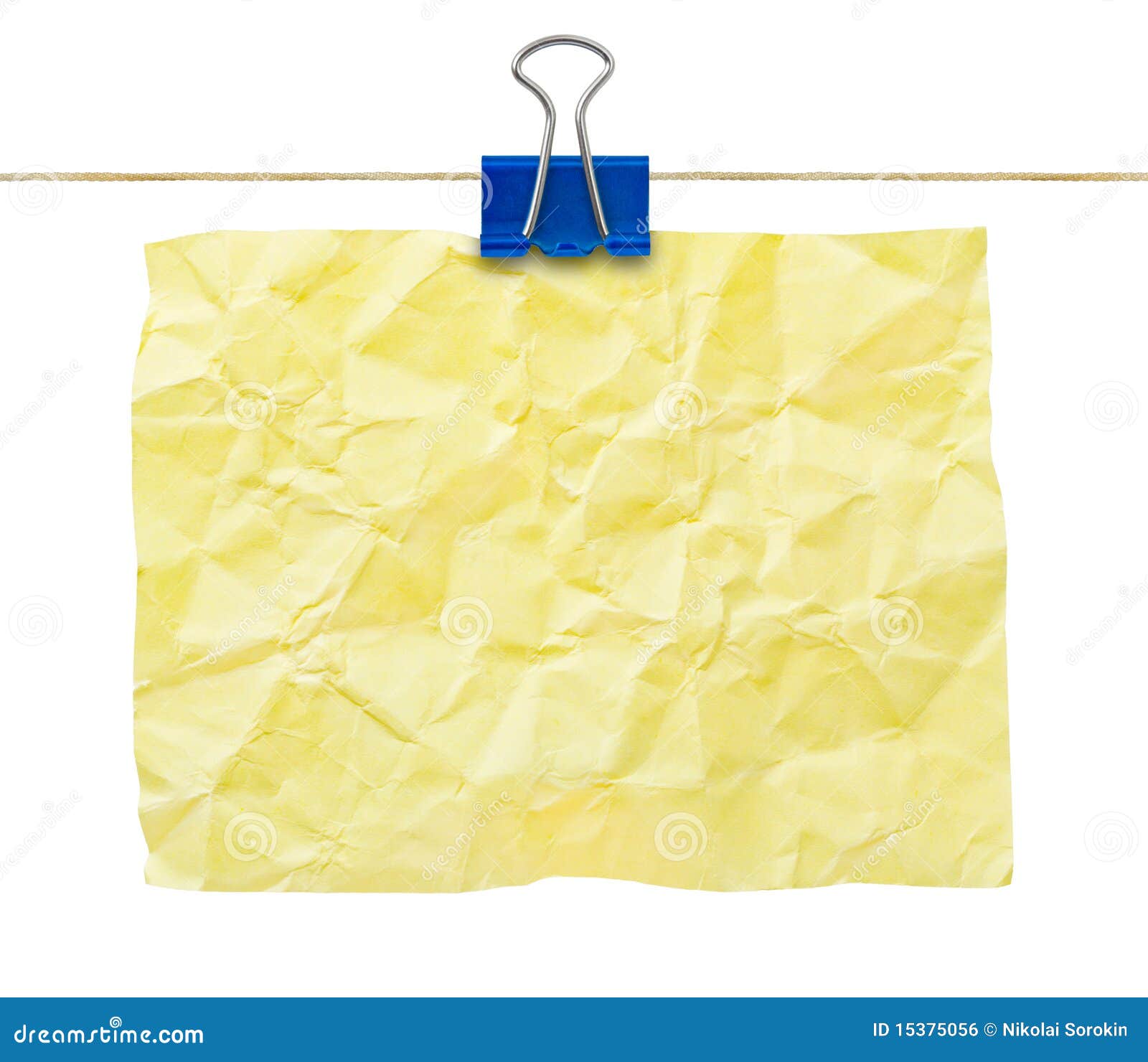 Yellow Crumpled Paper Texture Royalty-Free Stock Photo | CartoonDealer ...