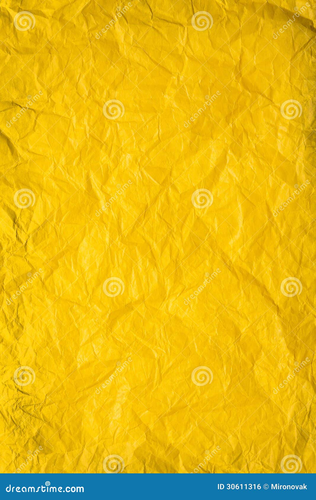 Yellow Crumpled Paper Texture Royalty-Free Stock Photo | CartoonDealer ...
