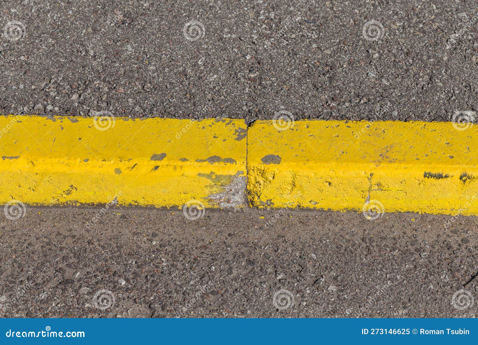 Yellow Curb Stone Border Royalty-Free Stock Photo | CartoonDealer.com ...