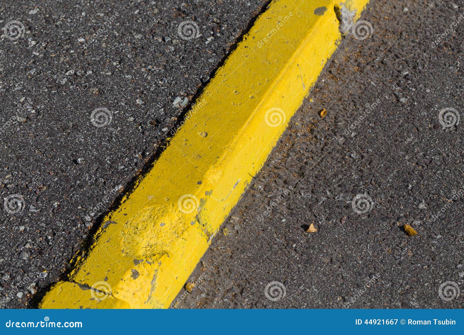 Yellow curb stone border stock image. Image of road, green - 44921667