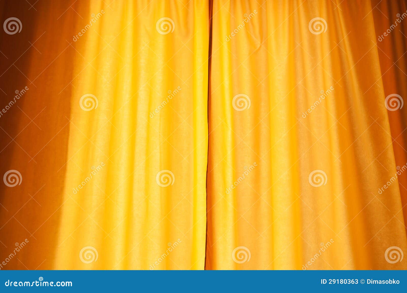 Yellow Curtain Fabric Texture For Background Stock Image ...