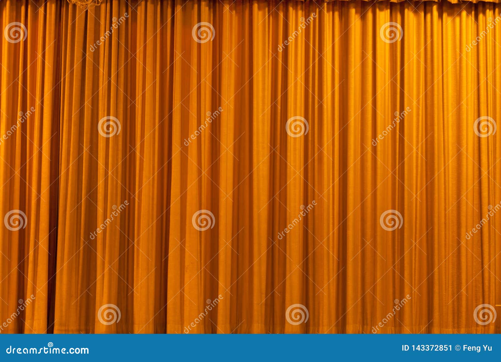 Yellow Curtain Fabric Texture For Background Stock Image ...