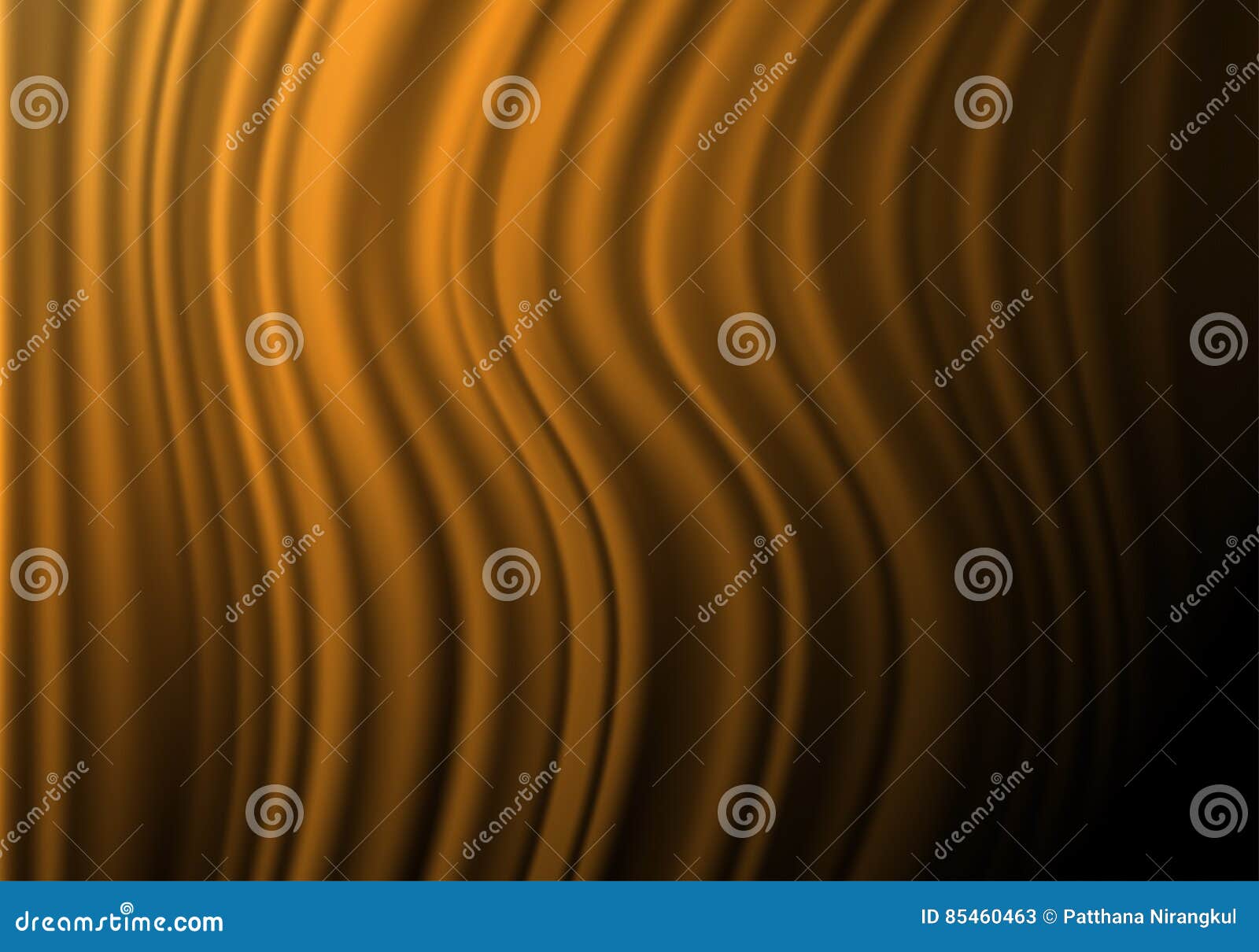 Wave With Shadow.Abstract Blue Lines On A White Background. Line Art ...